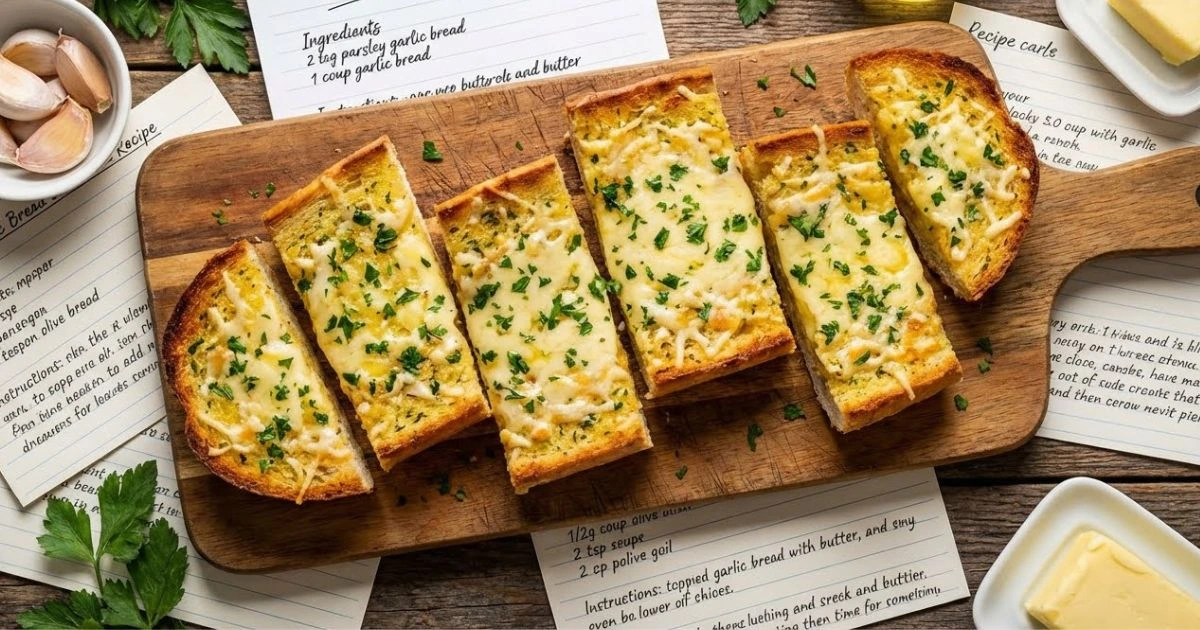 10-Minute Garlic Bread Recipe – Homemade & Easy